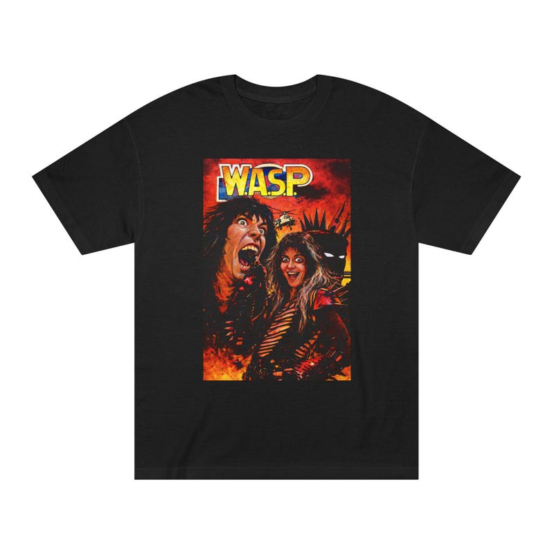 Vintage Wasp Band Shirt - Etsy
