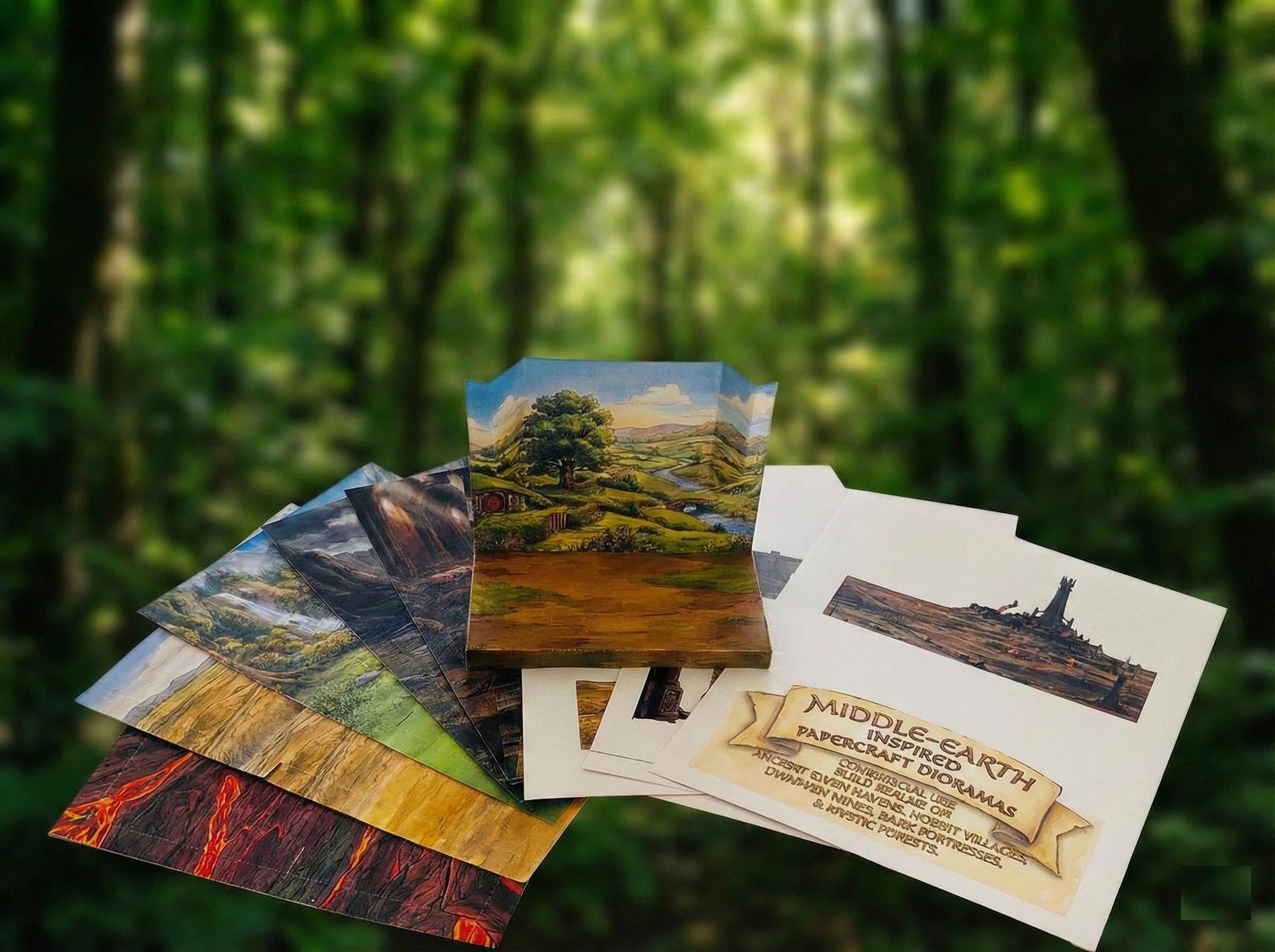Middle Earth Paper Craft - Etsy