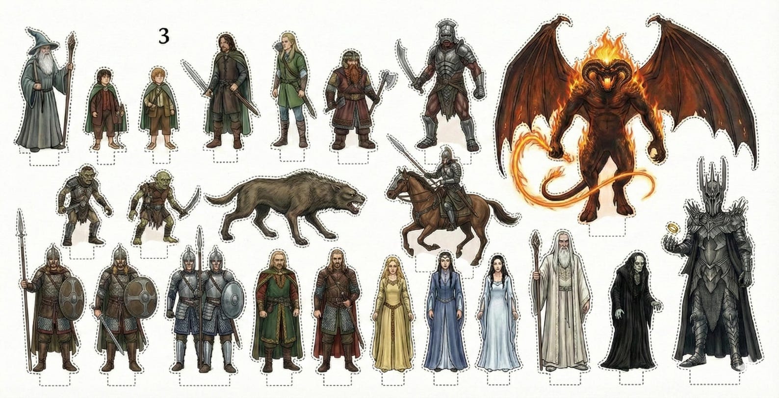 Middle Earth Paper Craft - Etsy