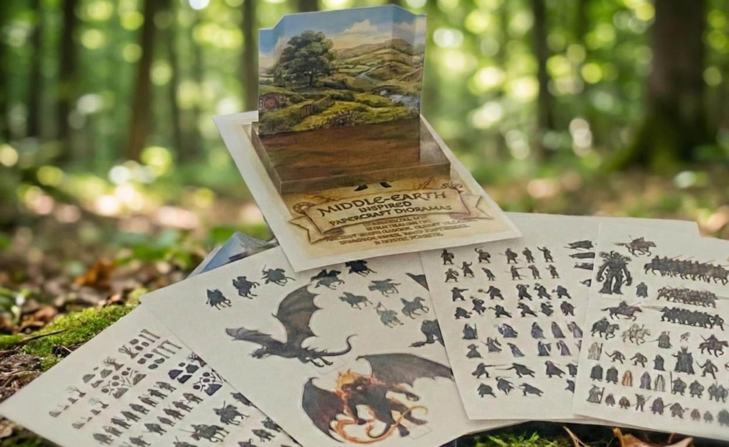 Middle Earth Paper Craft - Etsy