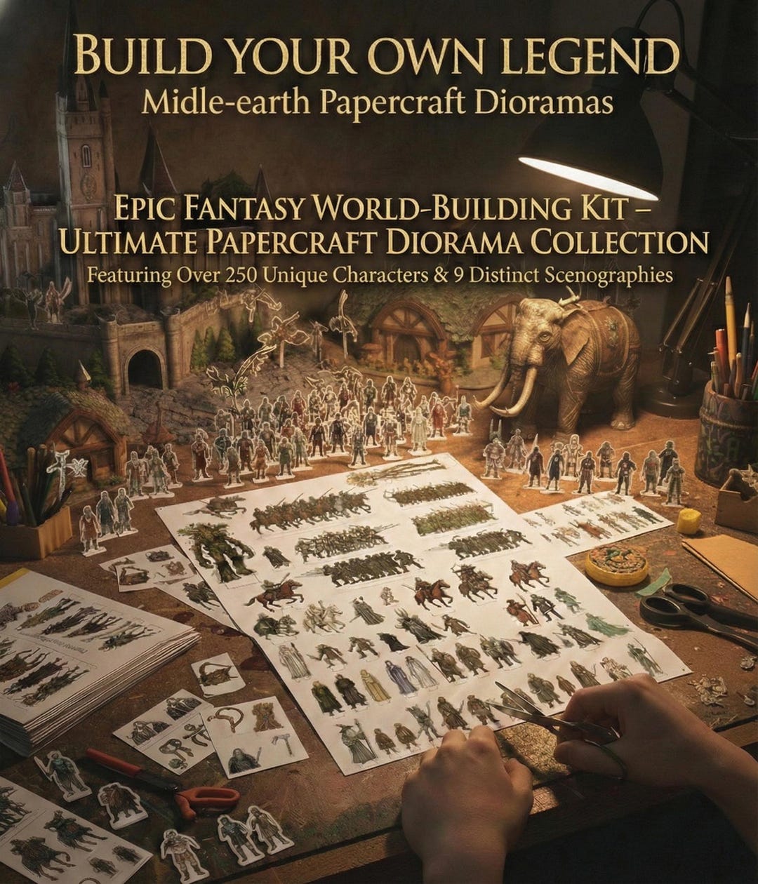 Middle Earth Paper Craft - Etsy