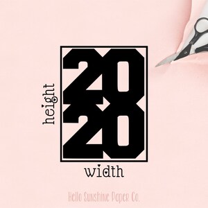 2020 Paper Cut Outs Set of 20 - Etsy