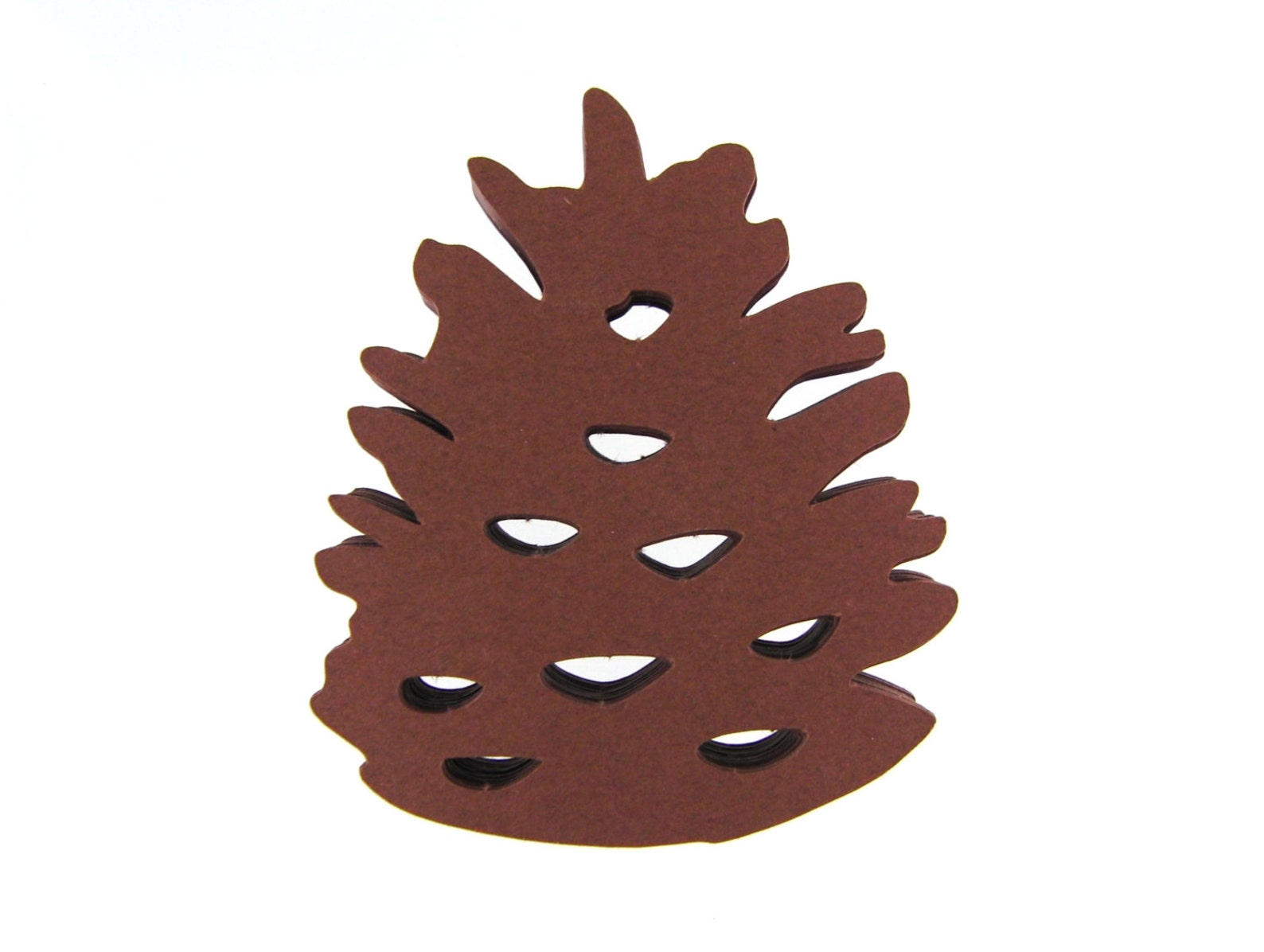 Pinecone Paper Cut Outs Set of 25 - Etsy