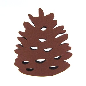 Pinecone Paper Cut Outs Set of 25 - Etsy