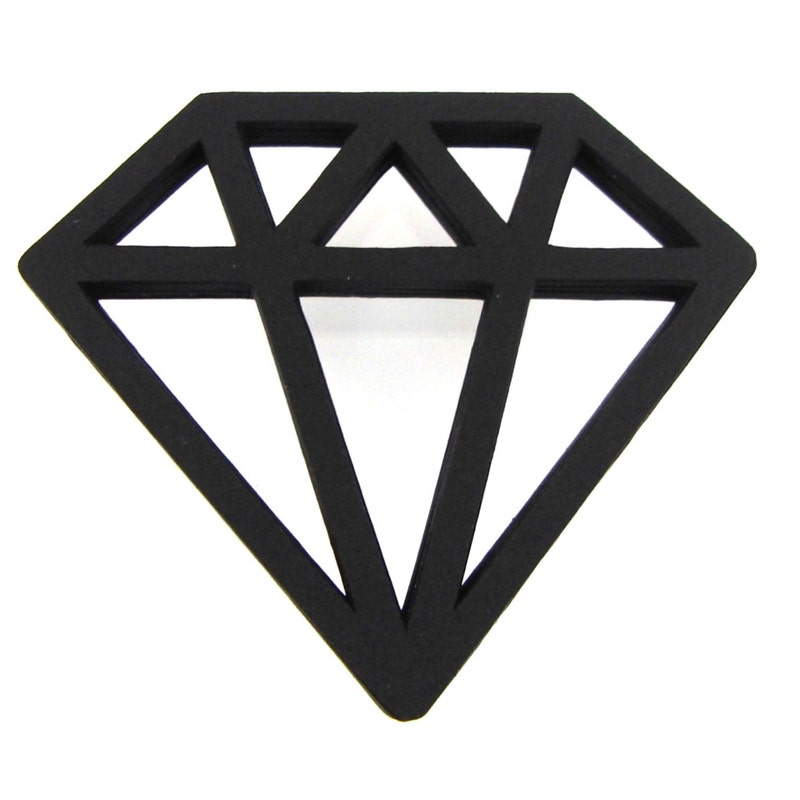 Diamond Cutout - Etsy