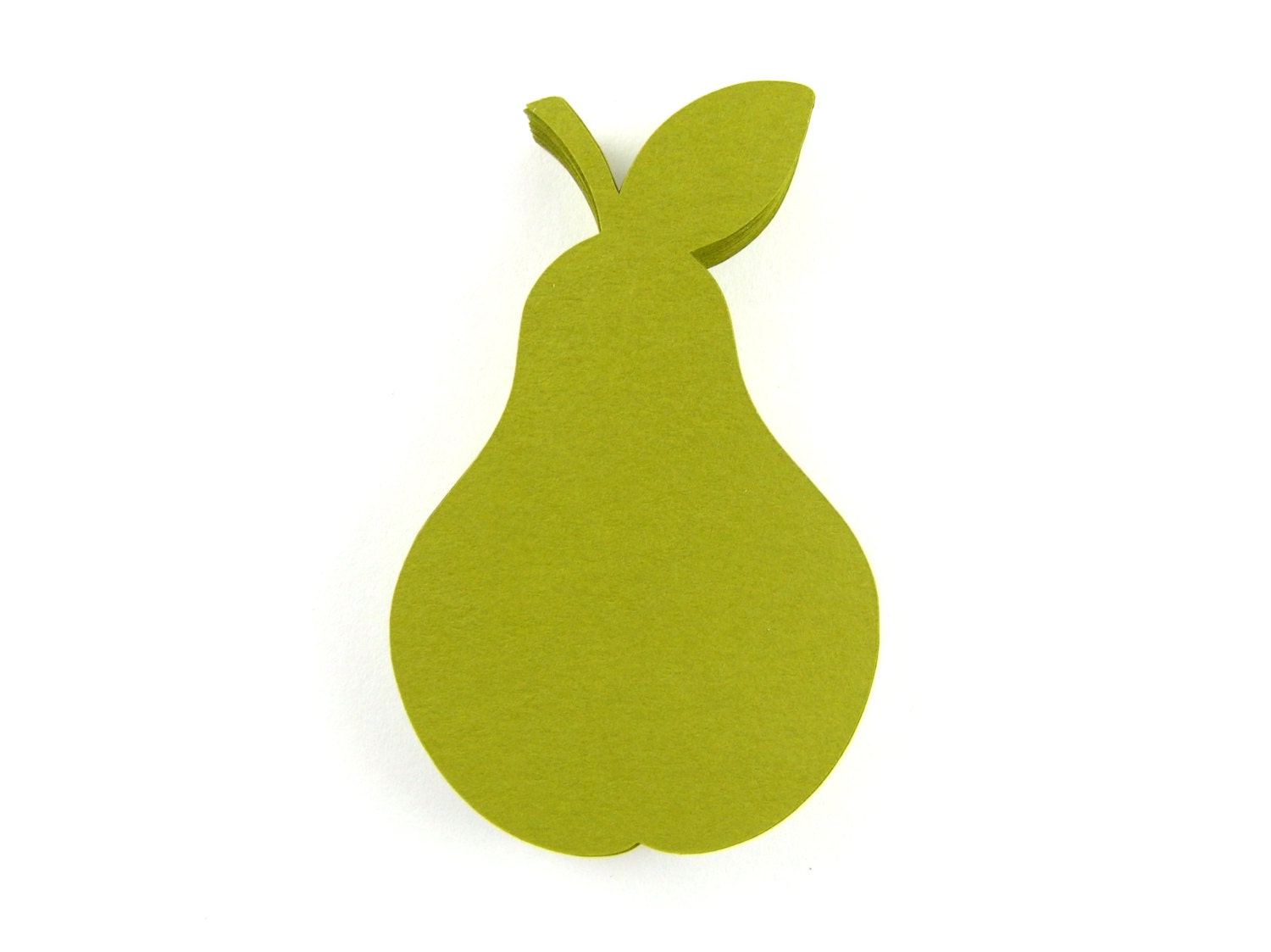 Pear Paper Cut Outs set of 25 | Etsy