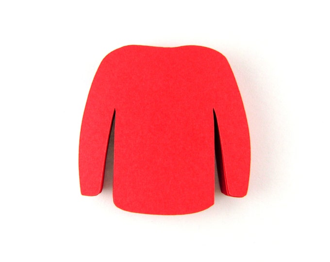 Sweater Paper Cut Outs of 25 - Etsy