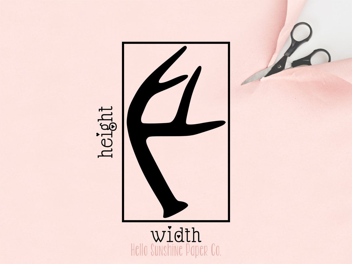 Antlers Paper Cut Outs Set of 25 - Etsy