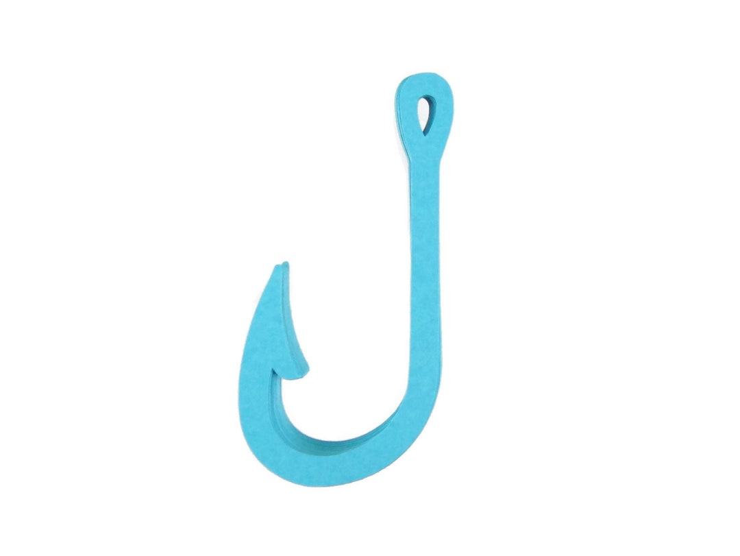Fish Hook Cut Outs Set of 25 - Etsy