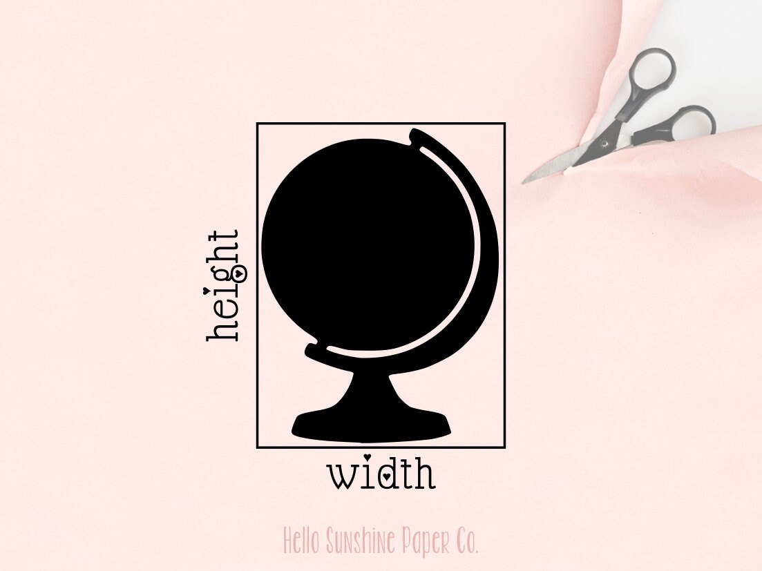 World Globe Paper Cut Outs set of 25 | Etsy