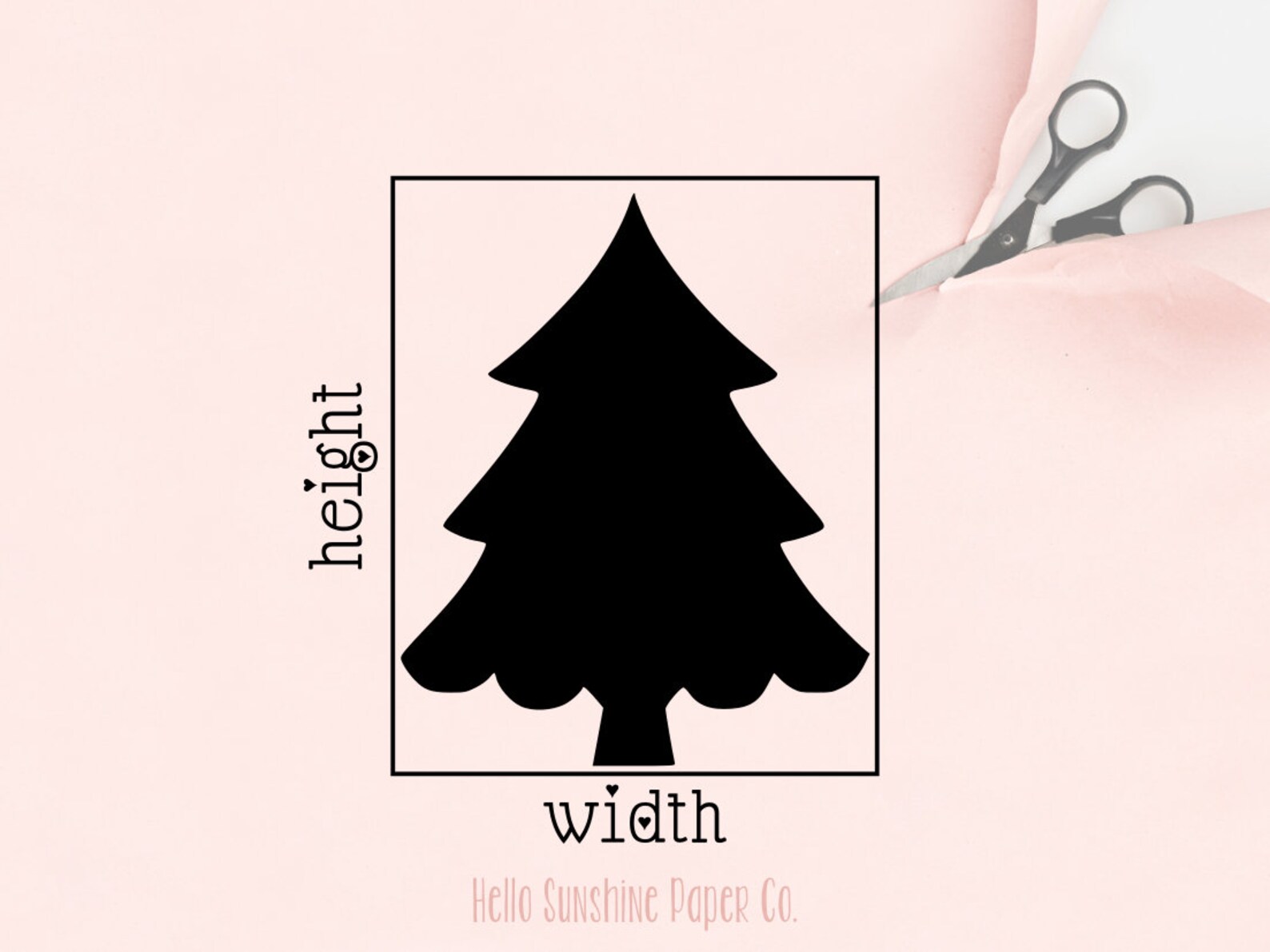 Pine Tree Paper Cut Outs set of 25 | Etsy