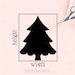 Pine Tree Paper Cut Outs Set of 25 - Etsy