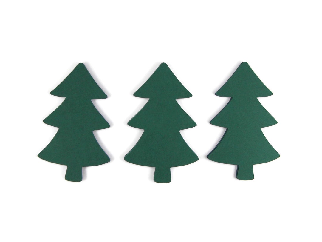 Tree Paper Cut Outs Set of 25 - Etsy
