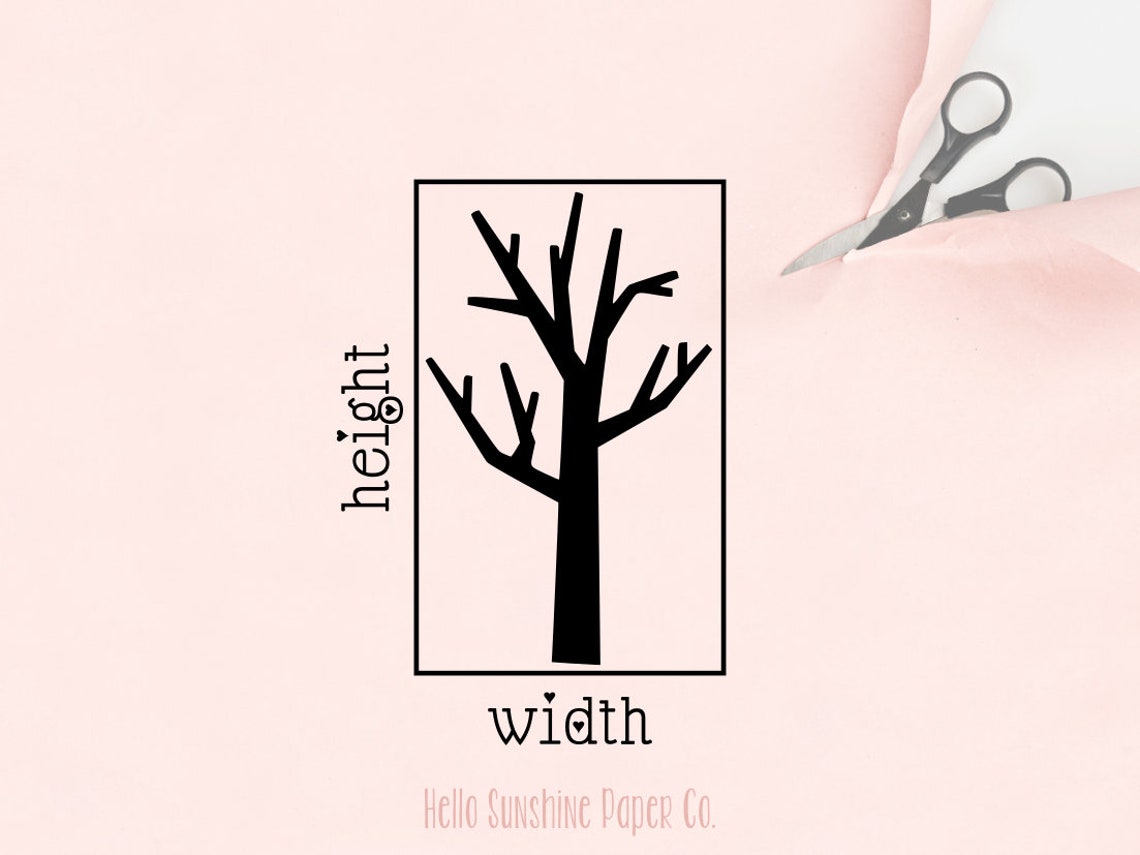 Bare Tree Paper Cut Outs Set of 25 - Etsy