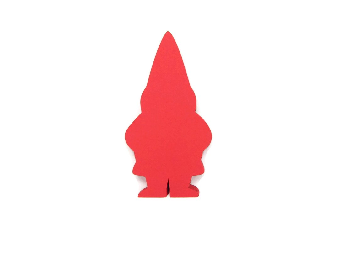 Gnome Paper Cut Outs Set of 25 - Etsy