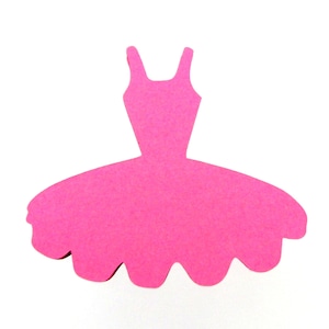 Ballerina Tutu Paper Cut Outs Set of 25 - Etsy