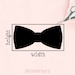 Bow Tie Paper Cut Outs Set of 25 - Etsy