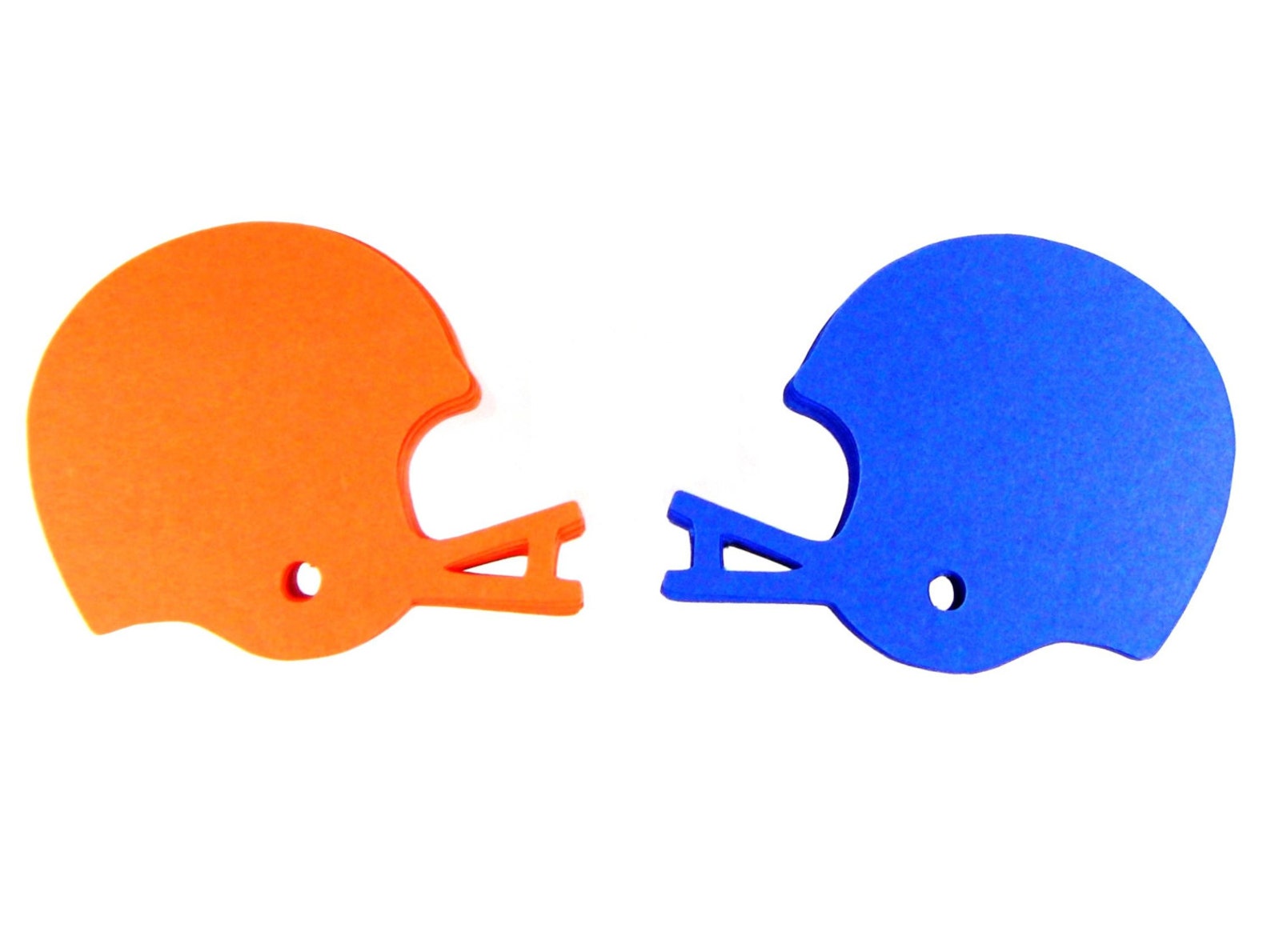Football Helmet Paper Cut Outs Set of 25 - Etsy