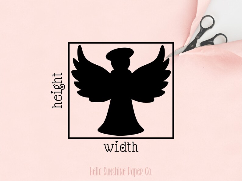 Angel Paper Cut Outs Set of 25 | Etsy