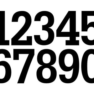 Number Paper Cut Outs Set of 25 - Etsy