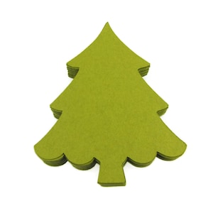 Pine Tree Paper Cut Outs Set of 25 - Etsy