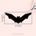 Bat Paper Cut Outs Set of 25 - Etsy