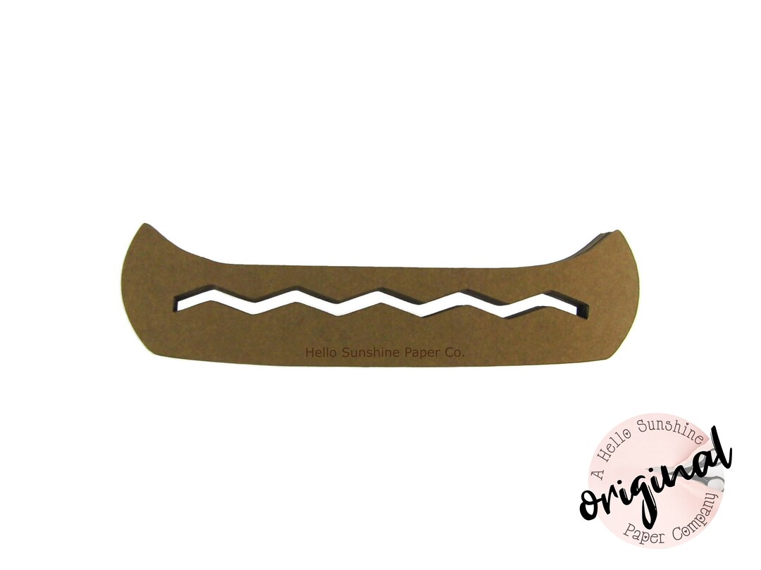 Canoe Paper Cut Outs Set of 25 - Etsy