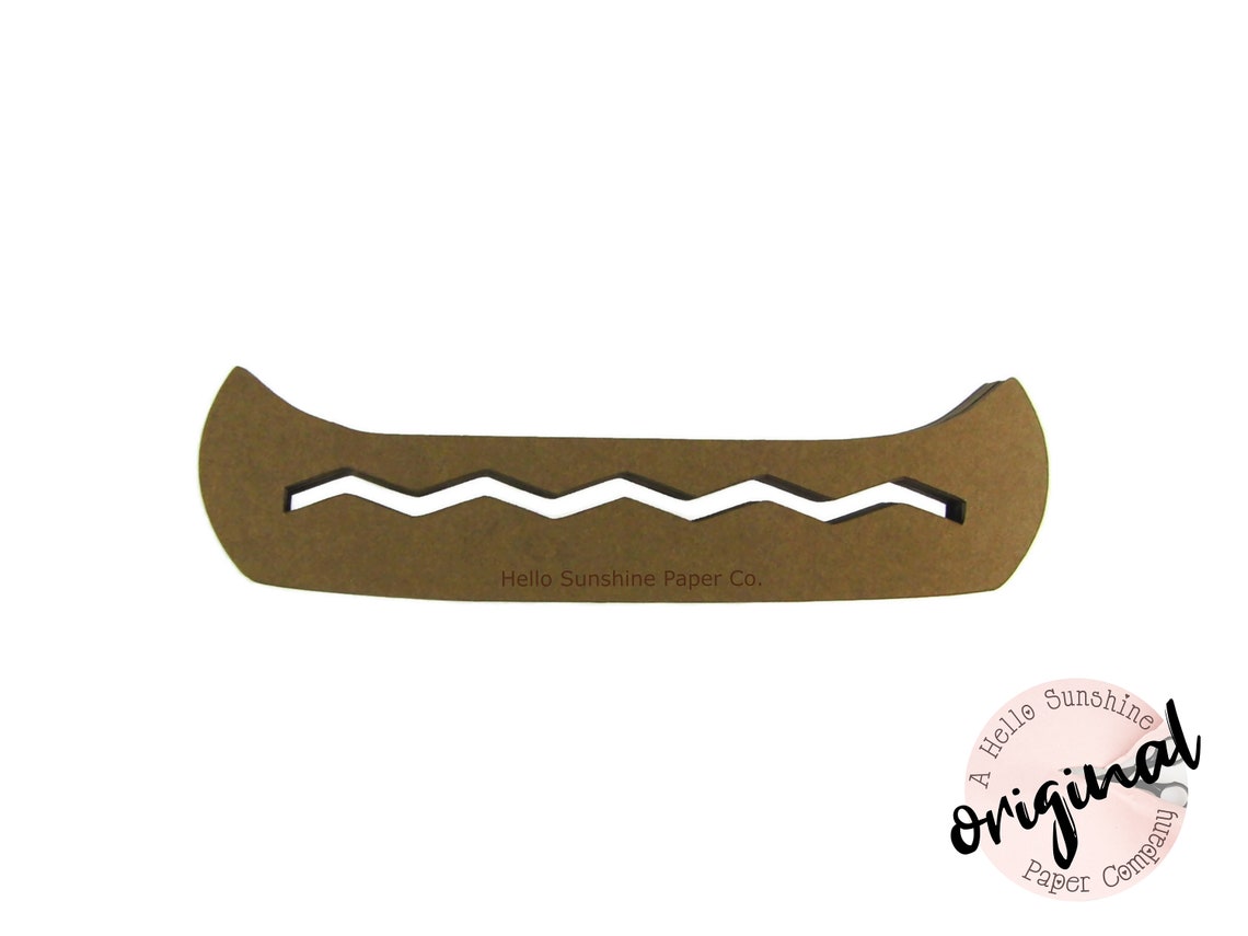 Canoe Paper Cut Outs Set of 25 | Etsy