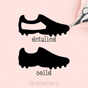 Cleats Paper Cut Outs Set of 25 - Etsy