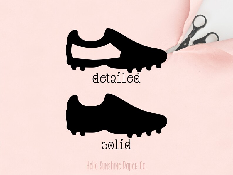 Cleats Paper Cut Outs Set of 25 - Etsy