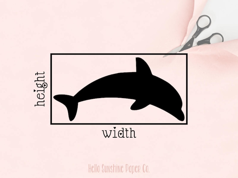 Dolphin Paper Cut Outs Set of 25 - Etsy