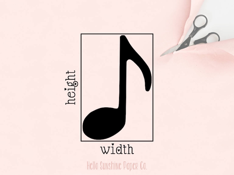 Musical Note Paper Cut Outs Set of 25 - Etsy