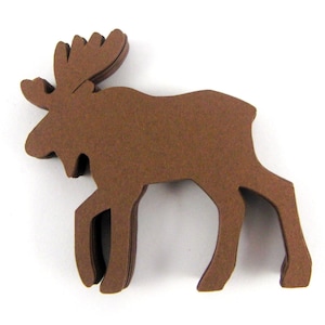 Moose Paper Cut Outs Set of 25 - Etsy