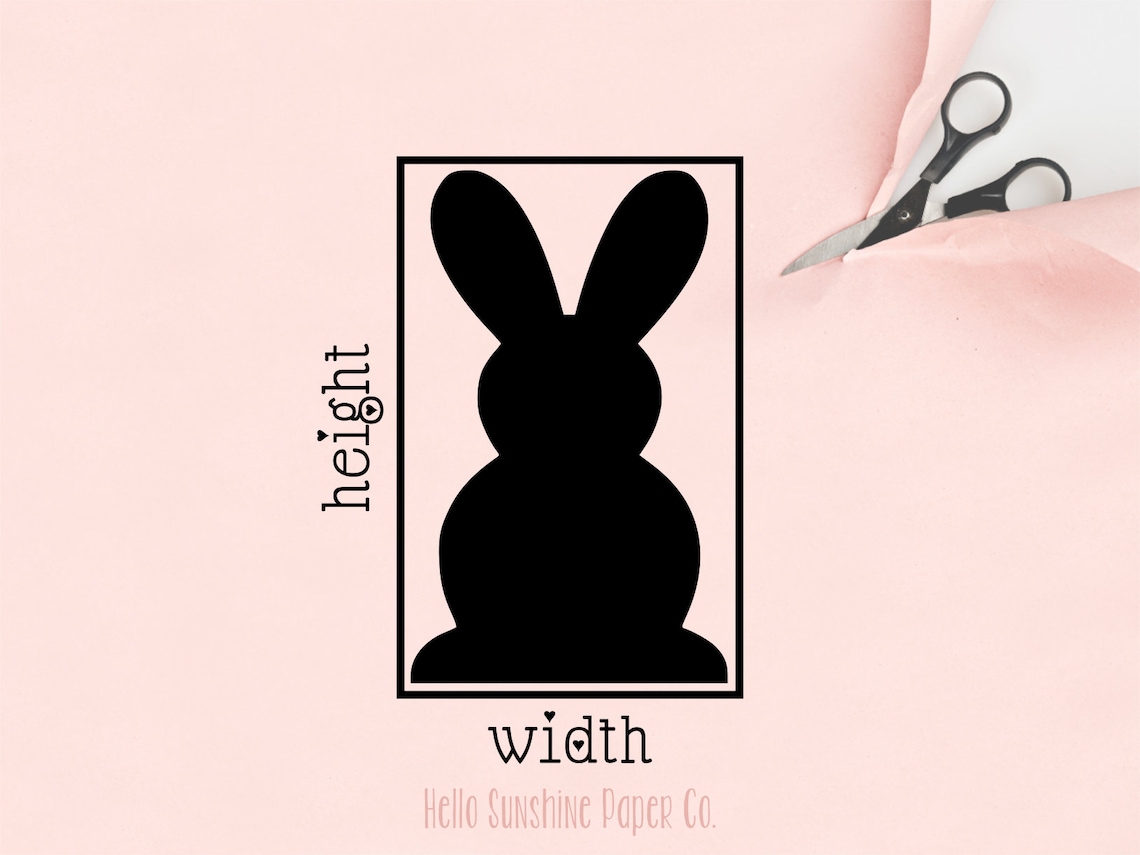 Bunny Paper Cut Outs Set of 25 - Etsy