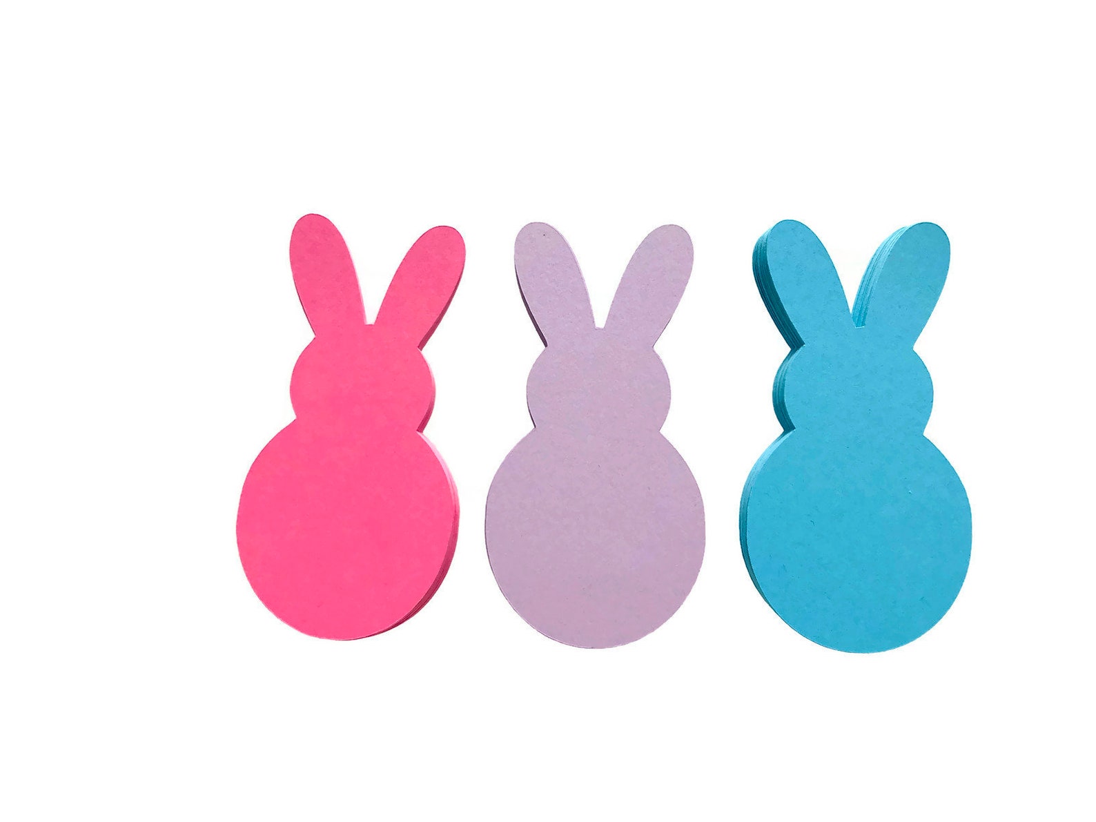 Easter Bunny Paper Cut Outs Set of 25 - Etsy