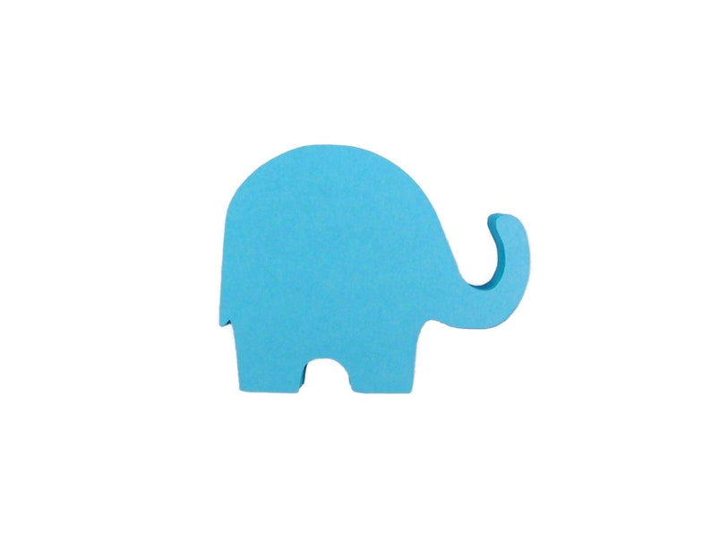 Elephant Paper Cut Outs Set of 25 - Etsy