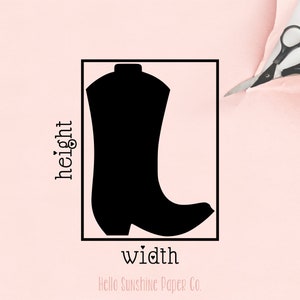 Cowboy Boot Paper Cut Outs Set of 25 - Etsy
