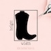 Cowboy Boot Paper Cut Outs Set of 25 - Etsy