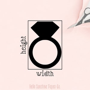 Diamond Ring Paper Cut Outs Set of 25 - Etsy