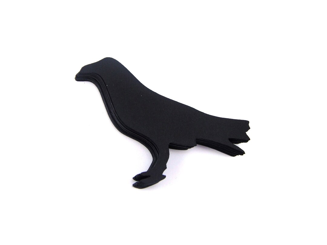 Crow Paper Cut Outs Set of 25 - Etsy
