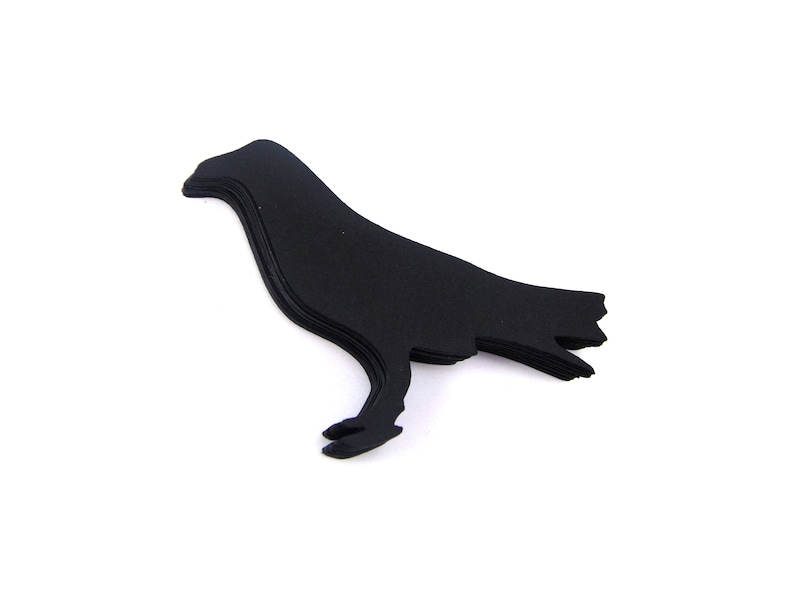 Crow Paper Cut Outs Set of 25 - Etsy