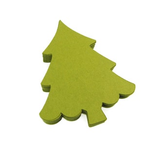 Pine Tree Paper Cut Outs Set of 25 - Etsy