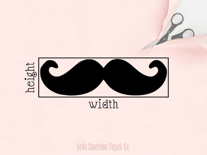Mustache Paper Cut Outs Set of 25 - Etsy