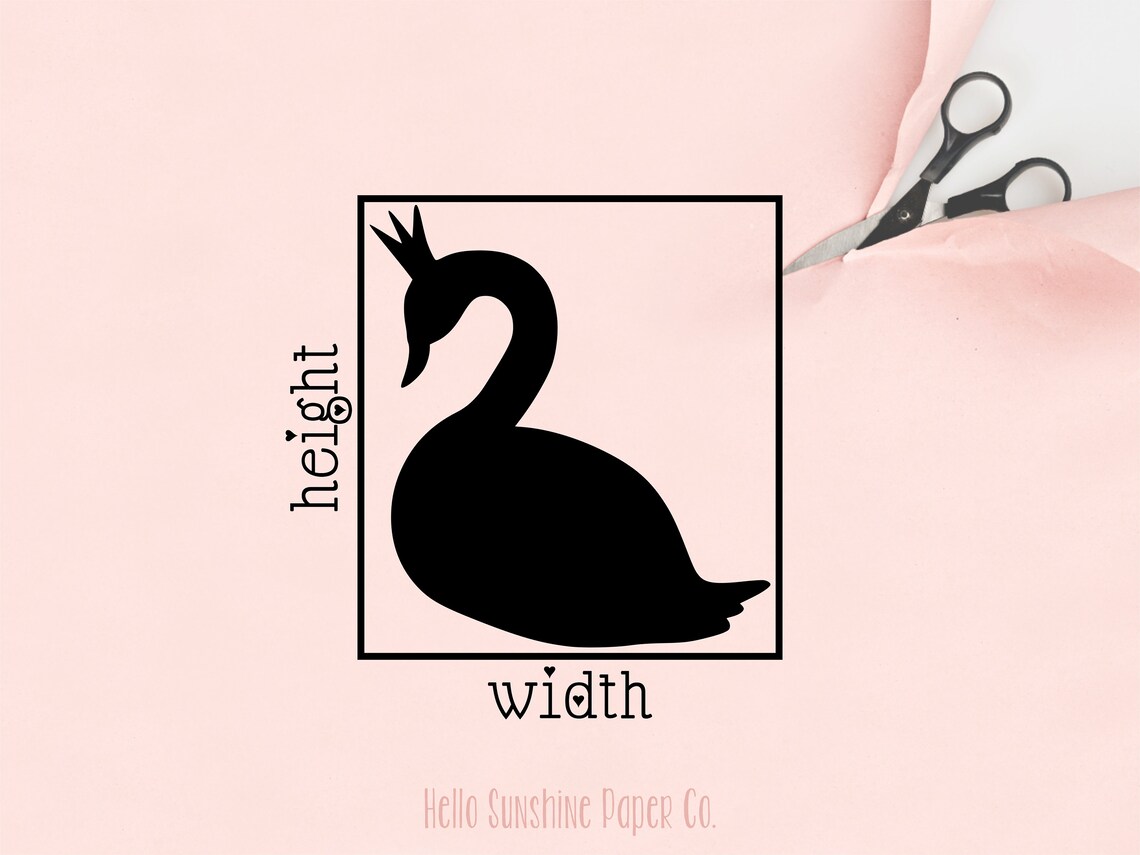 Swan Paper Cut Outs Set of 25 - Etsy
