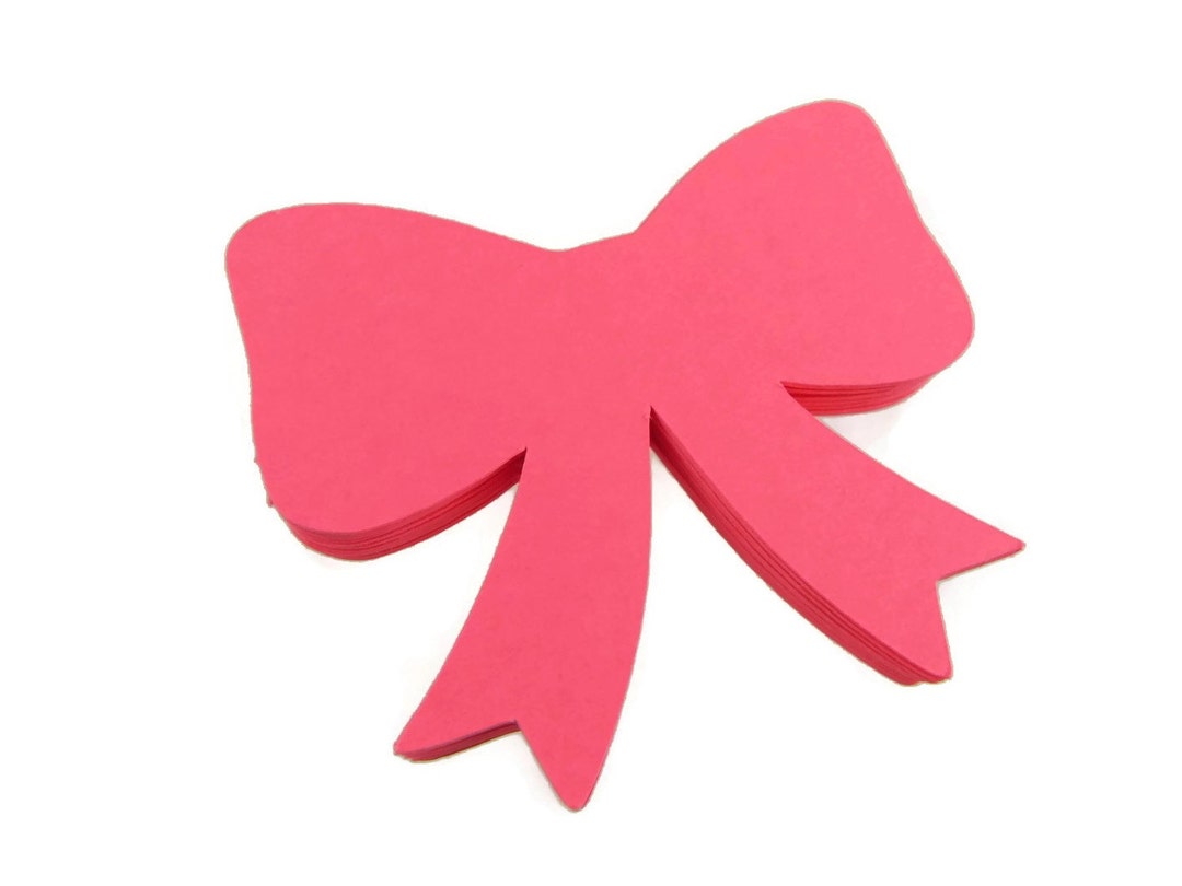 Bow Paper Cut Outs Set of 25 - Etsy