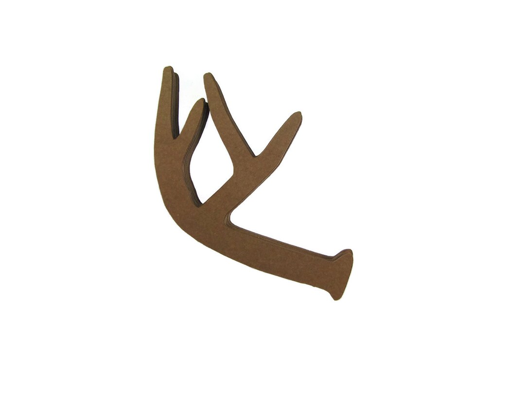 Antlers Paper Cut Outs Set of 25 - Etsy
