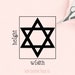Star of David Paper Cut Outs Set of 25 - Etsy