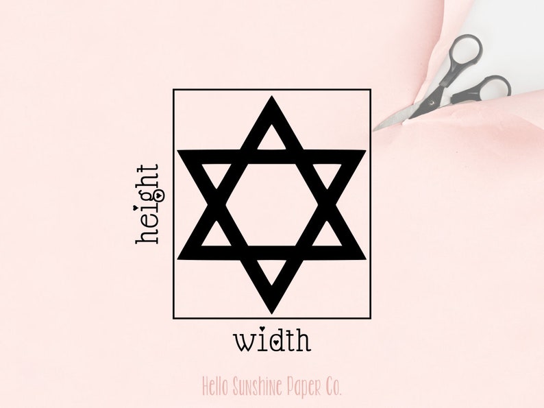 Star of David Paper Cut Outs Set of 25 - Etsy