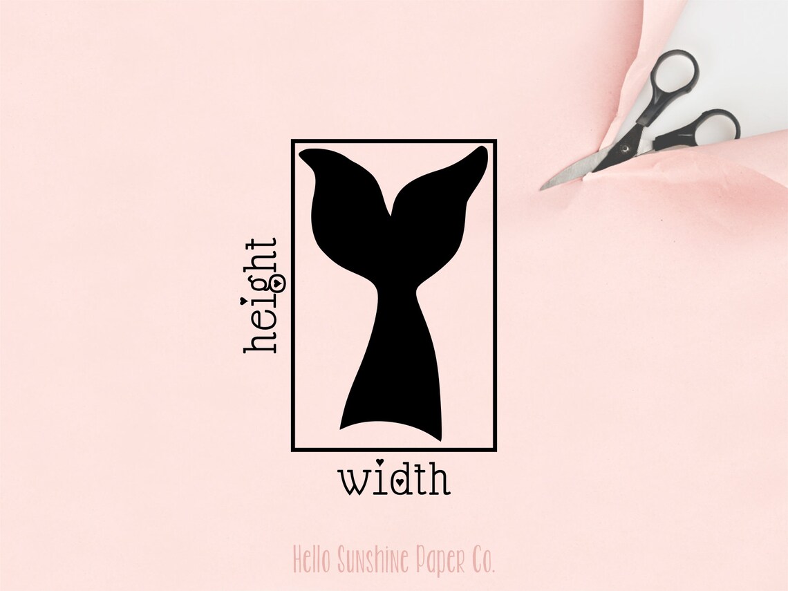 Mermaid Tail Cut Outs Set of 25 - Etsy