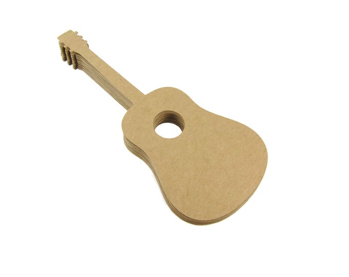 Guitar Paper Cut Outs Set of 25 - Etsy